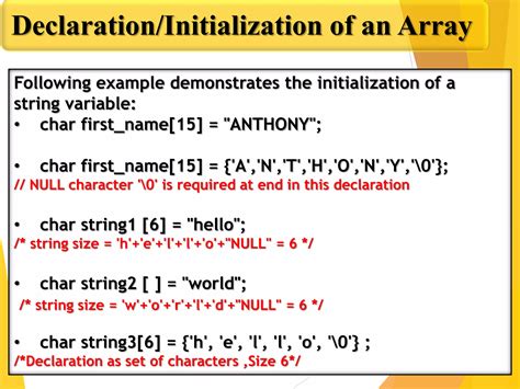 Strings In C Language Pdf