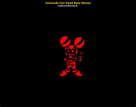 Fanmade Fun Sized Beta Mouse Friday Night Funkin Mods