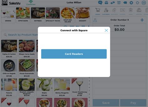 How To Connect Square Card Reader SalesVu