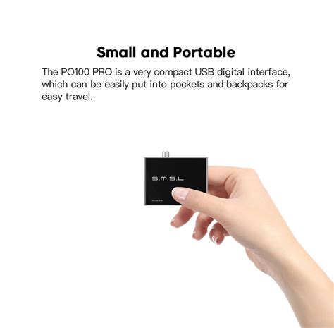 Smsl Po100 Pro Usb Digital Interface Mqa Decoding Xoms Xu316 Dsd64 Optical Coaxial Dsd512 I2s