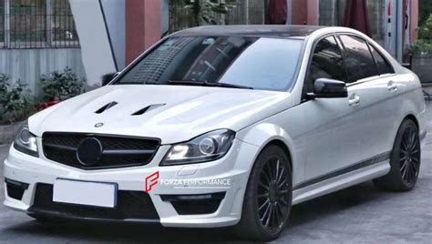 Conversion Body Kit For W204 C Class Upgrade To W204 C63 Style Forza