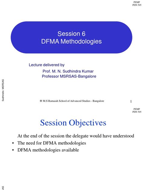 06 Dfma Methodologies Pdf Automation Software Development Process