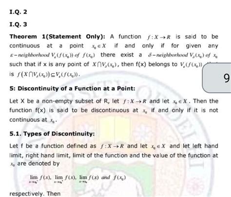 Answered I Q 2 I Q 3 Theorem 1 Statement Only A Function F X R Is