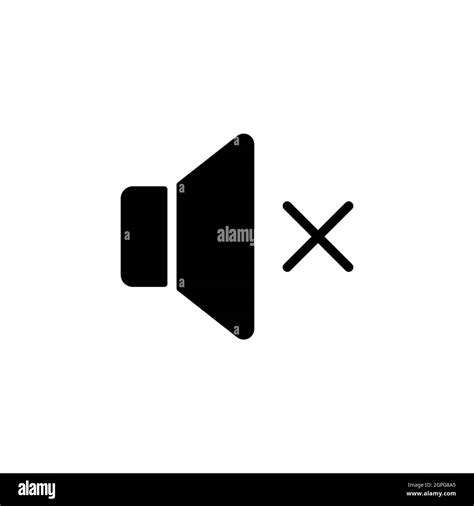 Mute Button Stock Vector Images Alamy