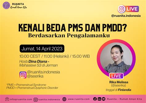 Ig Live Begini Cara Mengenali Beda Pms Dan Pmdd Ruanita Indonesia