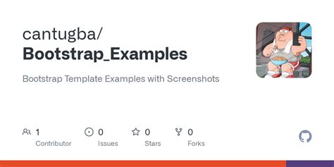 GitHub Cantugba Bootstrap Examples Bootstrap Template Examples With Screenshots