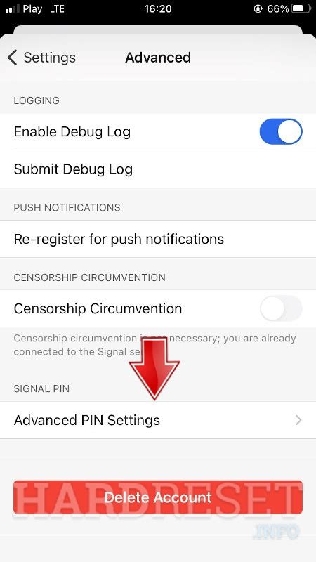 How To Disable PIN On Signal How To HardReset Info