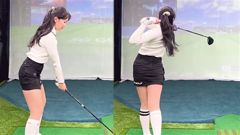 투어통산 3승 Klpga 프로 강소율 미녀골퍼의 퍼펙트한 골프스윙 Youtube