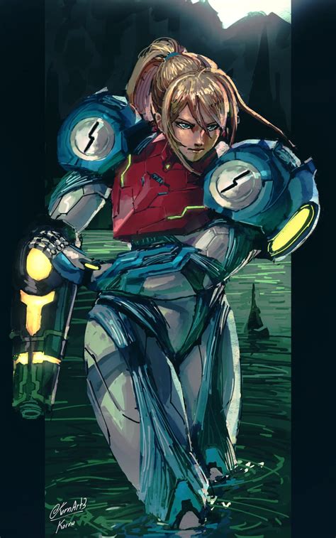 Samus Aran Metroid And 1 More Drawn By Kornart Danbooru