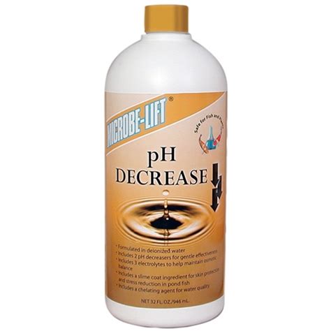 Microbe Lift Ph Decreaser 32 Oz Phde32 Azponds And Supplies