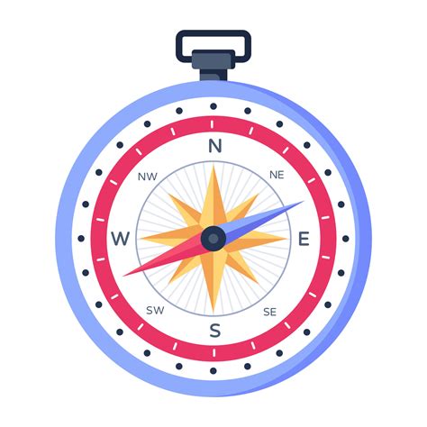 Trendy Compass Dial 16745005 Vector Art At Vecteezy