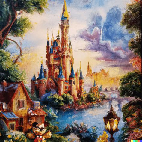 Disney Art Thomas Kinkade