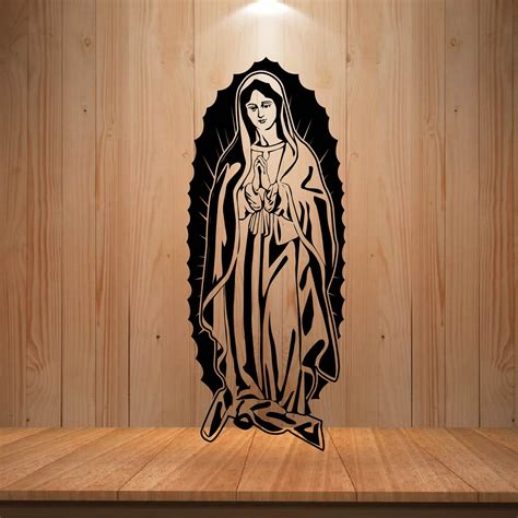 Virgen De Guadalupe Svg Png File Virgin Mary Svg Mother Mary Svg
