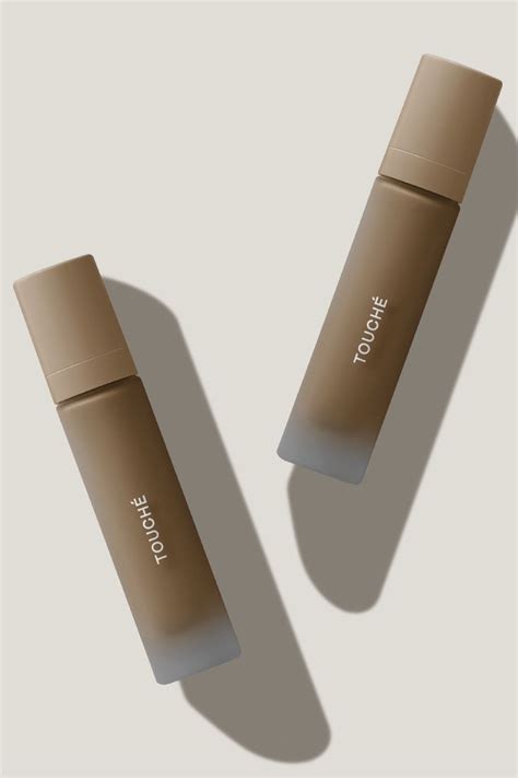 Modern Minimal Makeup Packaging Design For Touché Wildflower Design