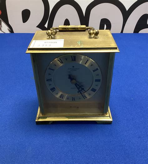 Junghans Meister Quartz Mantle Clock Badgers Auctions
