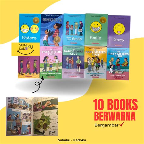 Jual Novel Telgemeier Raina Comic Books Set Buku Komik English Import