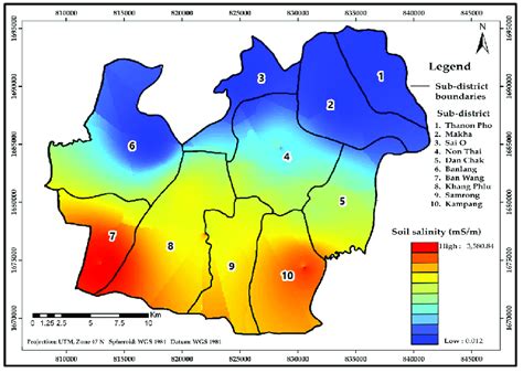 Spatial Distribution Of Average Ece Using The Idw Method Download Scientific Diagram