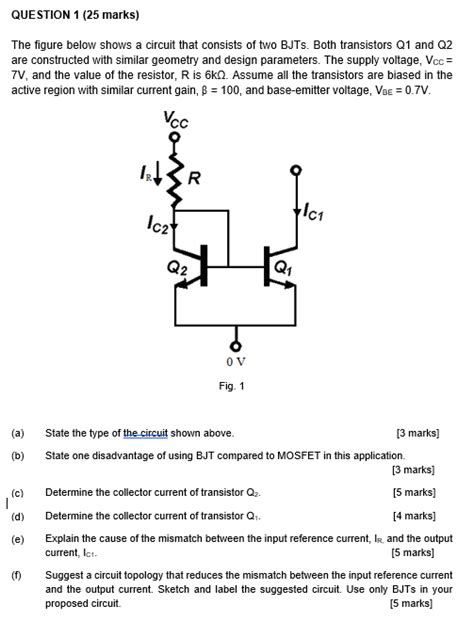 Solved Question 1 25 Marks The Figure Below Shows A