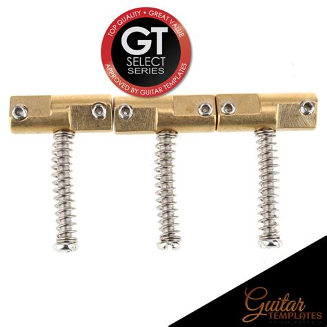 Gt Blog Why Use Brass Saddles On Guitar Bridges