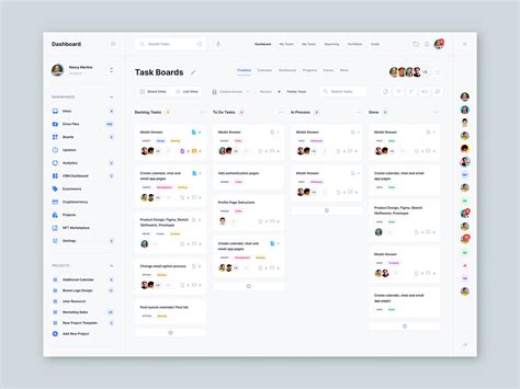 Task Management Board Ui Design By Abdur Rahman On Dribbble