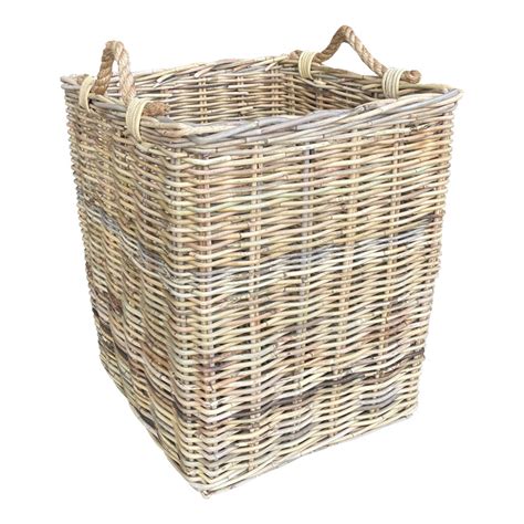 Rieten Mand Juul 45x45xh53 Cm Sweet Living Shop