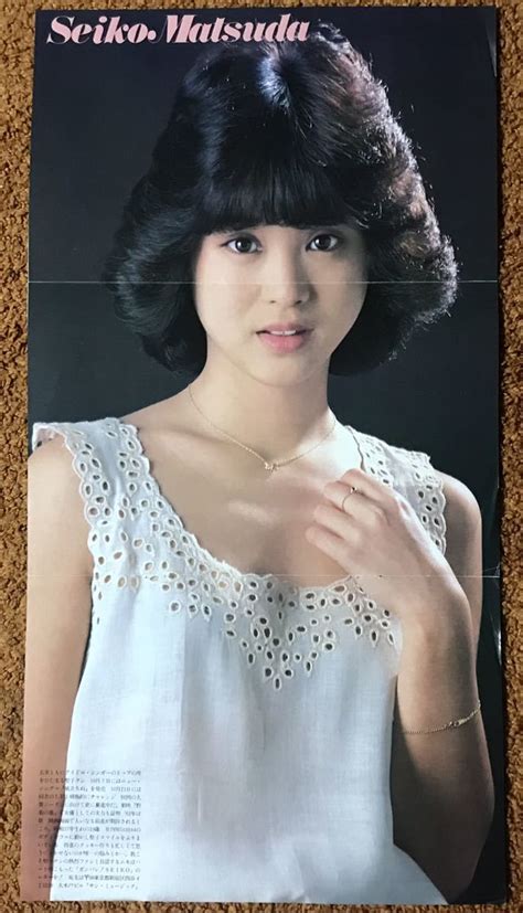 （a528） お宝 松田聖子 両面ピンナップ ポスター グラビア セクシー 昭和アイドル 歌手 昭和レトロ 当時物の落札情報詳細 ヤフオク