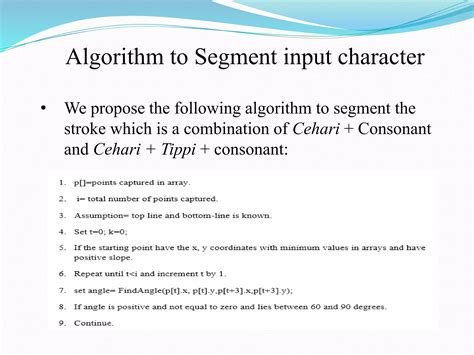 Segmentation And Recognition Of Handwritten Gurmukhi Script Ppt
