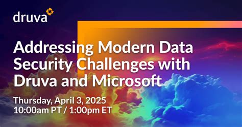 Druva Addressing Modern Data Security Challenges With Druva And Microsoft