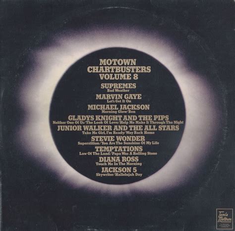 Motown Chartbusters Volume 8 Vinyl Lp Album Compilation 1973