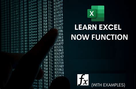 Excel Function NOW Complete Guide With Examples 2025