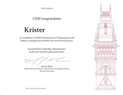 Finally Completed Cs50p Guess Its Time To Complete Week 4 And The Rest