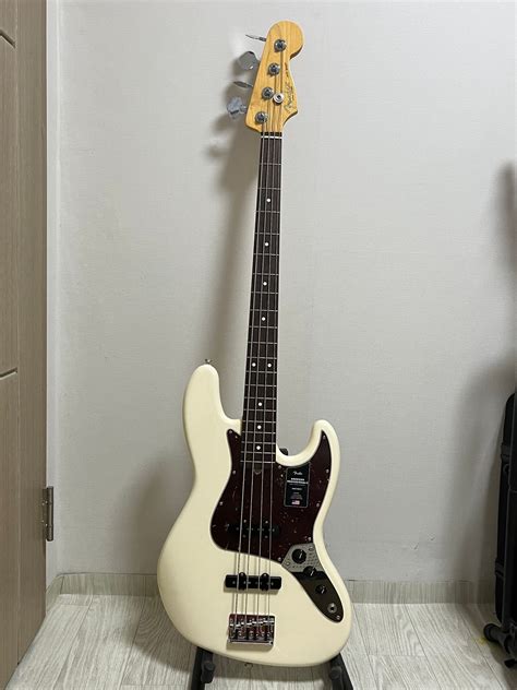 펜더 아메리칸 프로페셔널2 재즈베이스올림픽화이트 팝니다 Fender Professional 2 Jazz Bass 중고악기 뮬