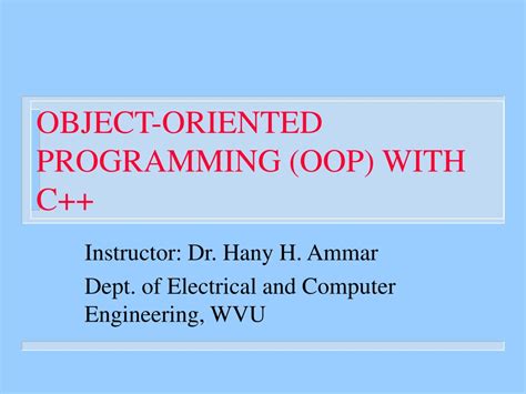 Ppt Fundamentals Of Object Oriented Programming With C Powerpoint Presentation Id8788881