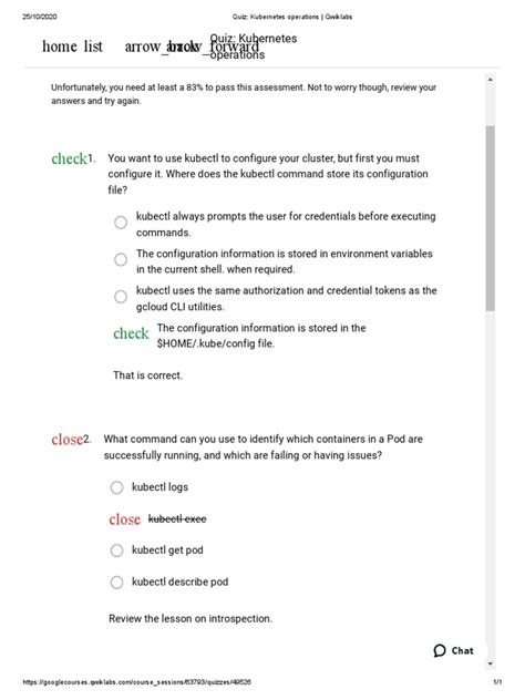 Quiz Kubernetes Operations Pdf
