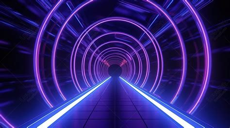 미래 네온 터널을 탐험하는 추상 공상과학 3d 렌더링 탐험 배경 과학 3d 배경 네온 배경 이미지 Hd 탐험 과학 3d 네온 배경 사진 무료 다운로드 Lovepik