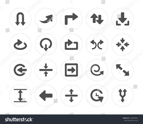 20 Double Curve Arrow Right Arrow เวกเตอร์สต็อก ปลอดค่าลิขสิทธิ์ 1282897822 Shutterstock