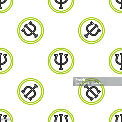 라인 심리학 아이콘 흰색 배경에 절연 원활한 패턴 싸이 기호 정신 건강 개념 정신 분석 분석 및 심리 치료 벡터 Mental Wellbeing에 대한 스톡 벡터 아트 및