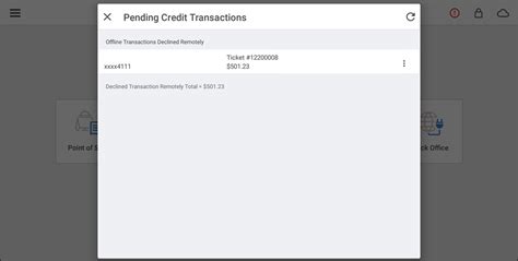 Aloha Cloud Working With Pending Offline Credit Transactions Ncr Docs