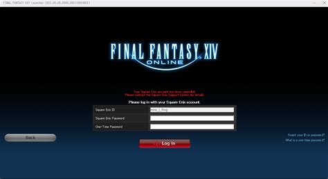 Long Story I Made Square Enix Account And Activated Free Trial On Windows But I Wanted It On