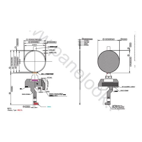 Tianma Ta013xdhp01 1 3 Inch Circular Oled Display 360x360 Mipi Amoled Round Screen For Wearable