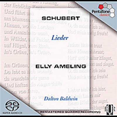 슈베르트 가곡집 Schubert Lieder SACD Hybrid Elly Ameling YES24
