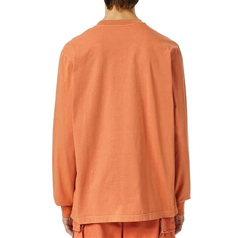 【楽天市場】 Diesel ディーゼル メンズ ロゴプリント ロンt 長袖tシャツ カットソー【t Just Ls Ind】【サイズxs～xxl】【1サイズ程大きめのサイズ感】【オレンジ