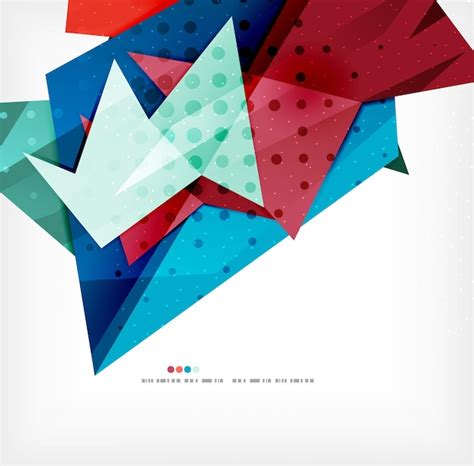 Premium Vector Geometric Shape Abstract Futuristic Background