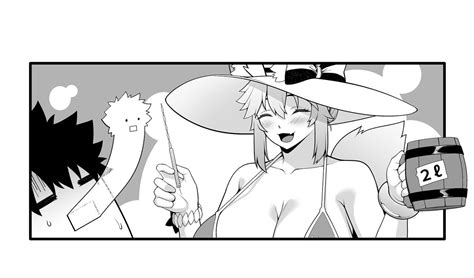 Tamamo No Sourou Kaizen Training Manga 2 Omanko Hen 泳装玉藻前小穴训练