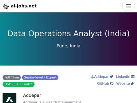 Hiring Data Operations Analyst India In Pune India Raimljobs