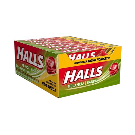 Doces Halls Melancia 21unx28g Halls Melancia 21unx28g