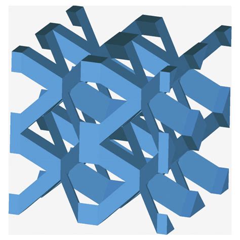 Diagram Of The Classic Lattice Structure A Cross Cube B FCC C Download Scientific