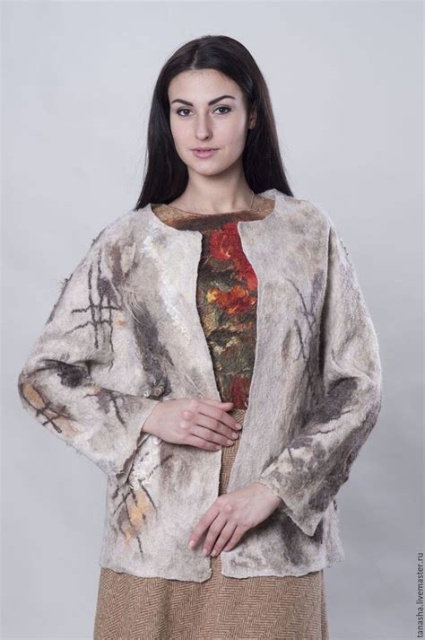 Жакет валяный Абстракция купить или заказать в интернет магазине на Ярмарке Мастеров Кофта