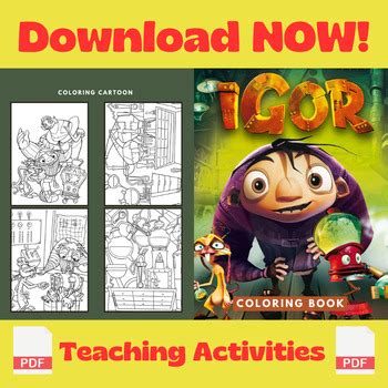 Igor Coloring Pages For Preschool Pre K Kindergarten 1st 5th 6th 7th Grades