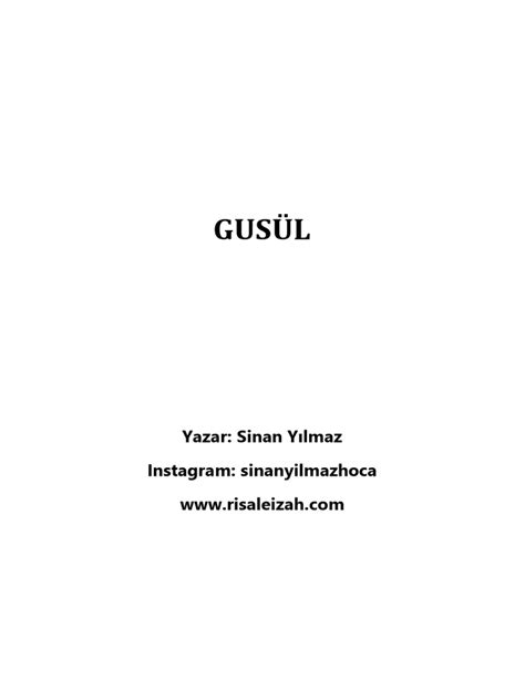 Gusul Pdf